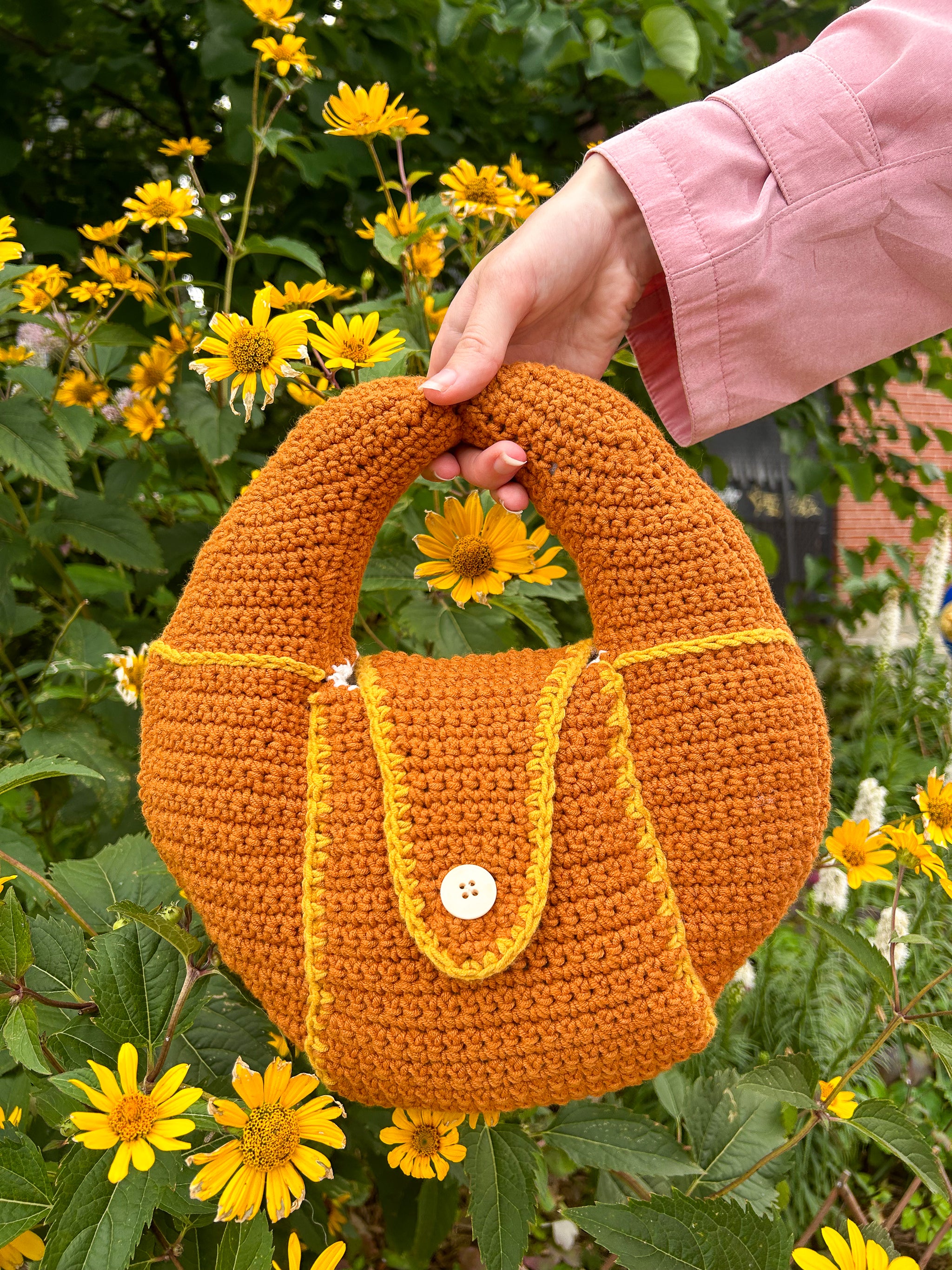 Made With Love x Knotted Neon Croissant Bag Pattern – Made With Love by ...